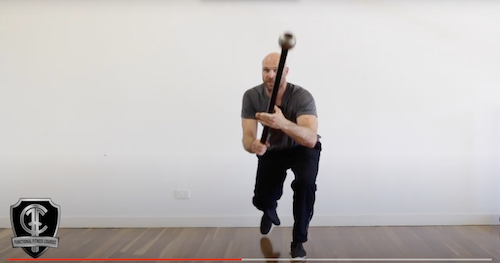 Steel Mace Alternating Lateral Lunge - Dangerously Fit Academy