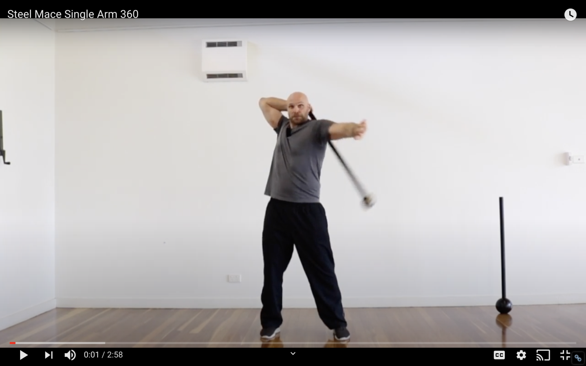 Steel Mace Single Arm 360 - Dangerously Fit Academy