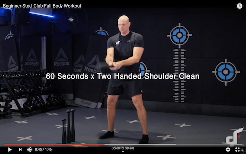 Steel Club Full Body Beginner Workout - Dangerously Fit Clubbells