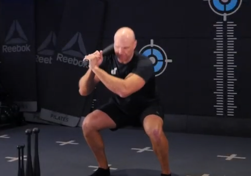 Steel Club Two Handed Shoulder Clean - Dangerously Fit Academy