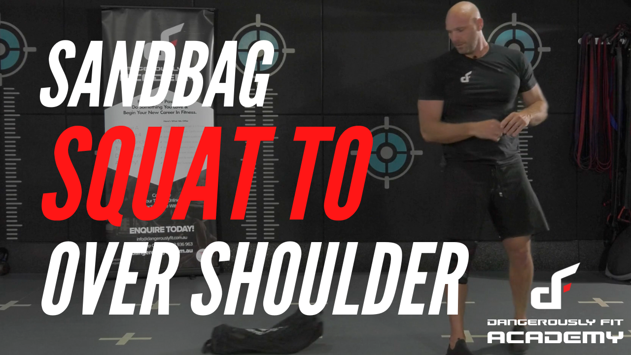 Sandbag Ground To Over Shoulder Throws - Dangerously Fit Academy