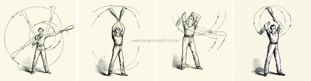 Indian Clubs Australia | Authentic Traditional Wooden Clubbell