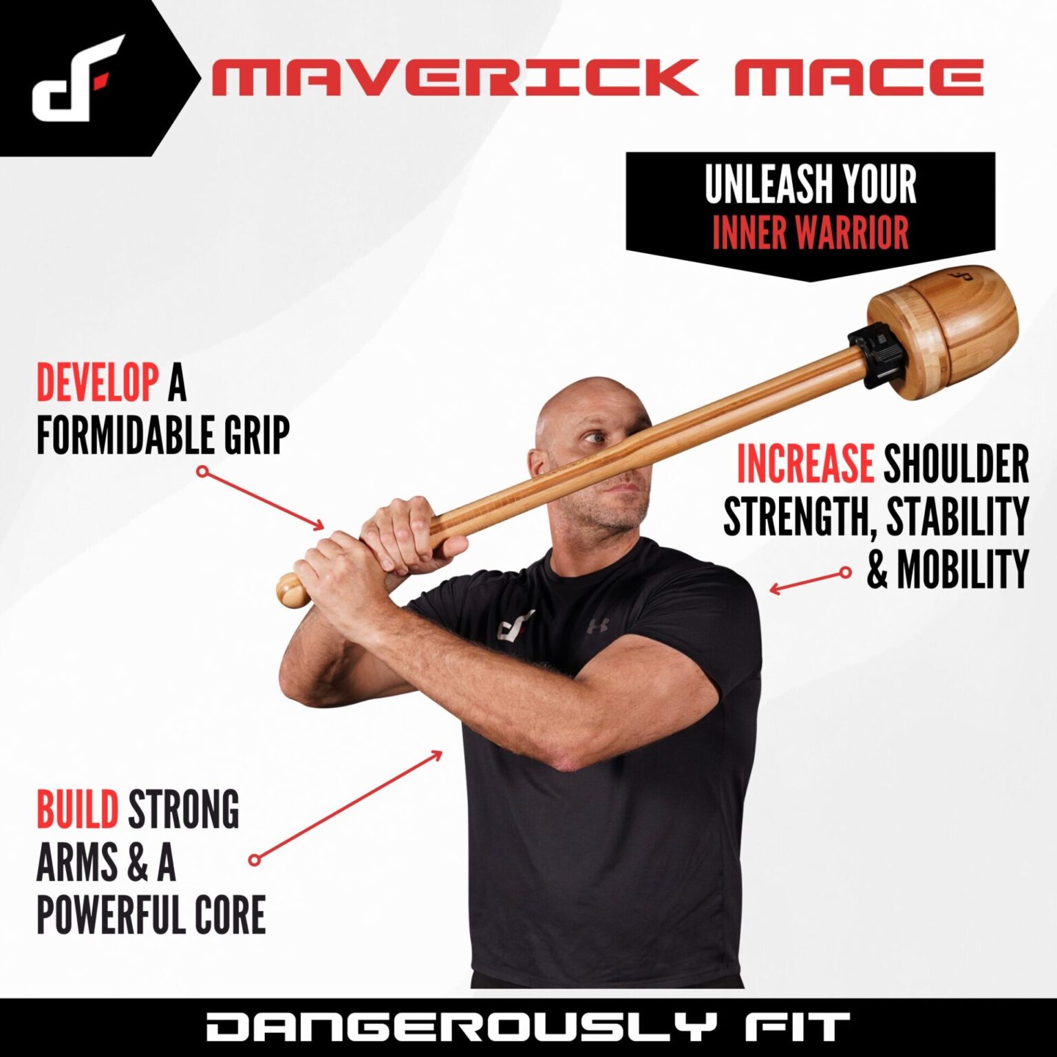 Maverick Mace - Adjustable Macebell - Dangerously Fit