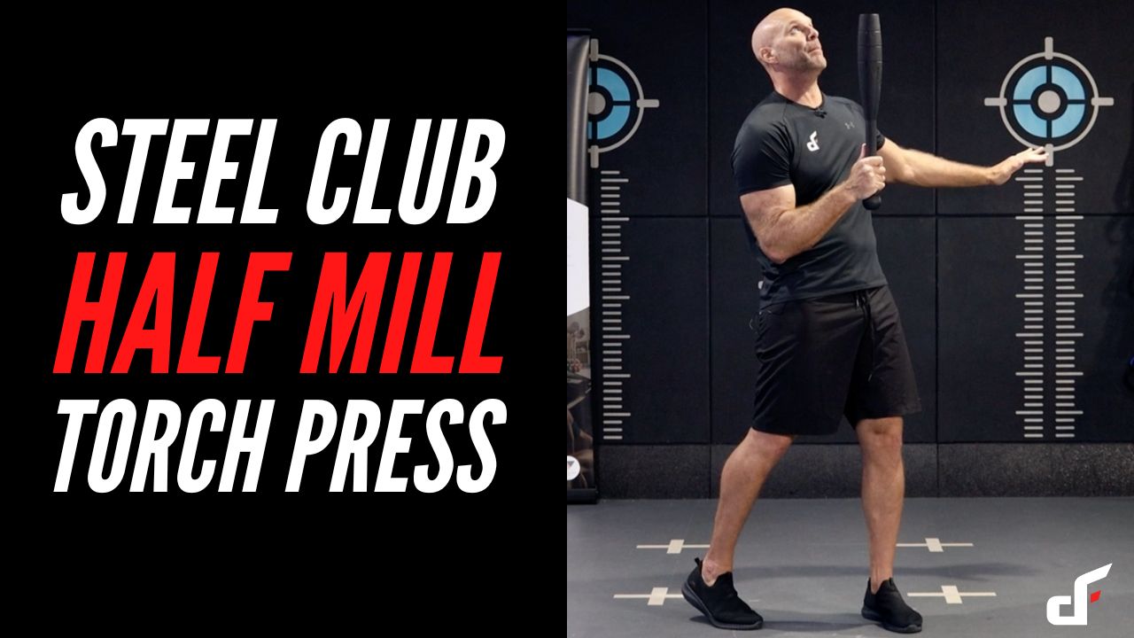 Steel Club Half Mill Rotational Torch Press - Dangerously Fit