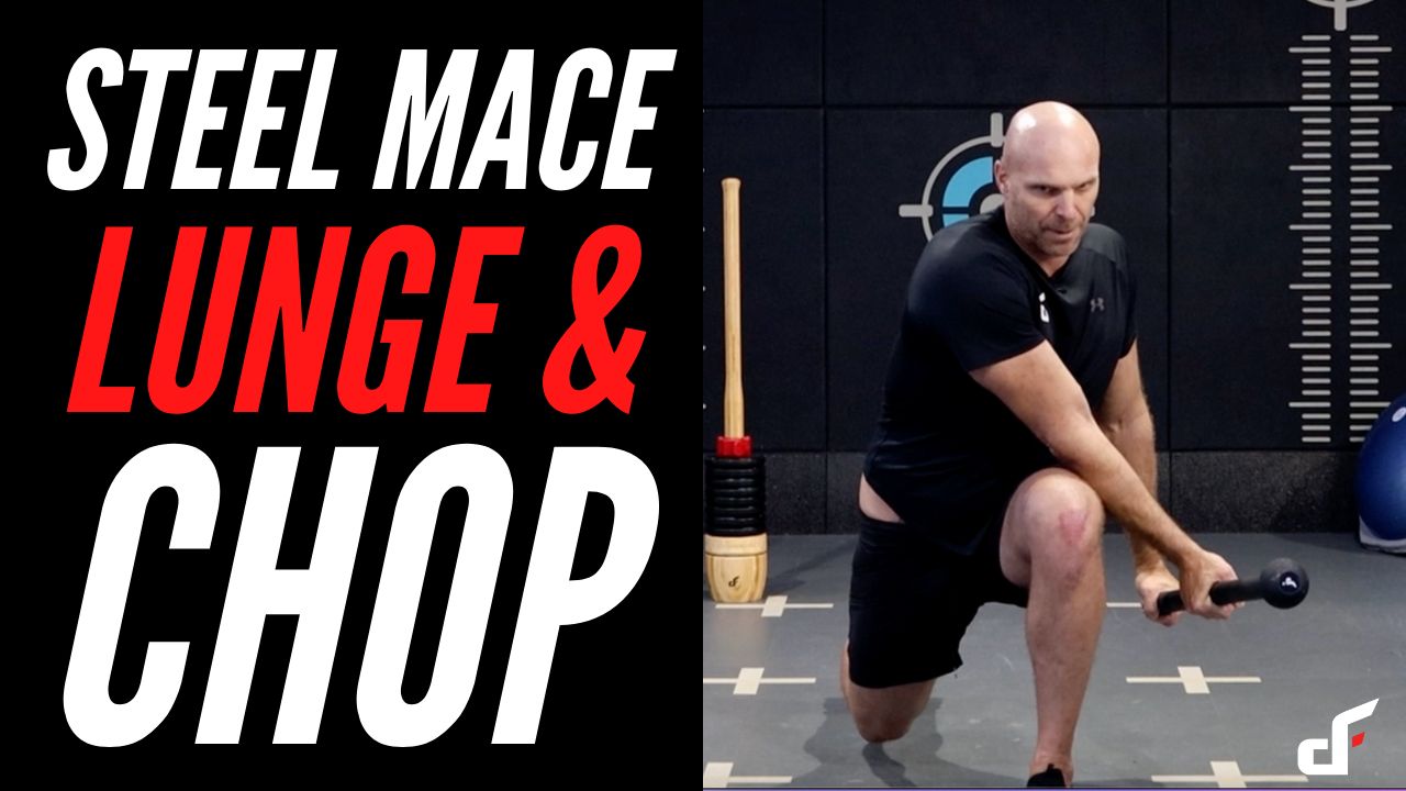 Steel Mace Forward Lunge & Chop - Dangerously Fit Academy