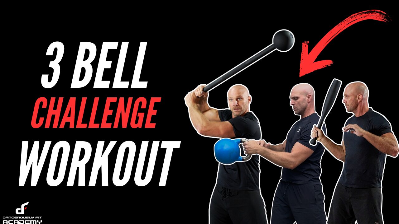 3 Bell Challenge - Kettlebell, Clubbell, Macebell Workout