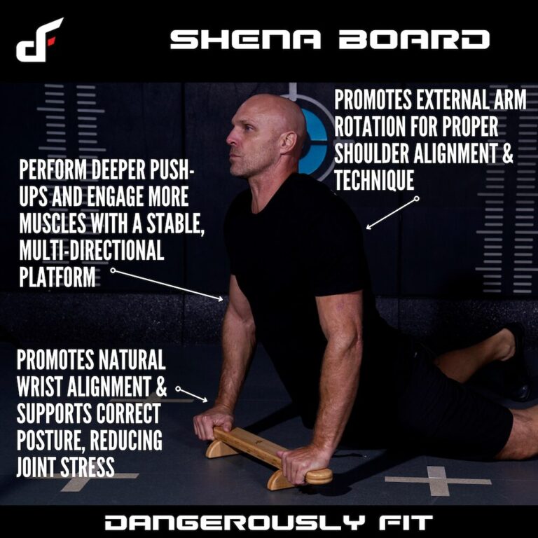 Shena Push Up Board - Bamboo Wood - Persian Press Ups